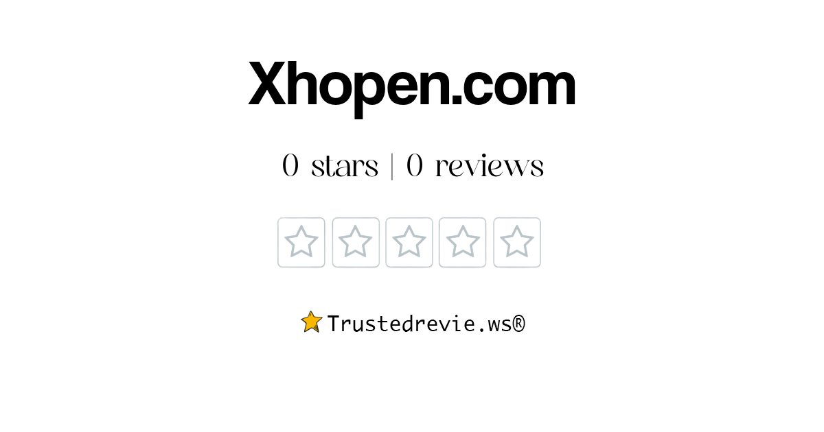 Xhopen.com Review: Legit or Scam? [2026 New Reviews]