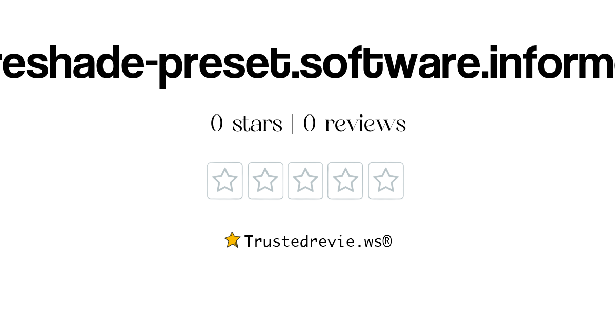 Zeals-reshade-preset.software.informer.com Review: Legit or Scam? [2026 ...