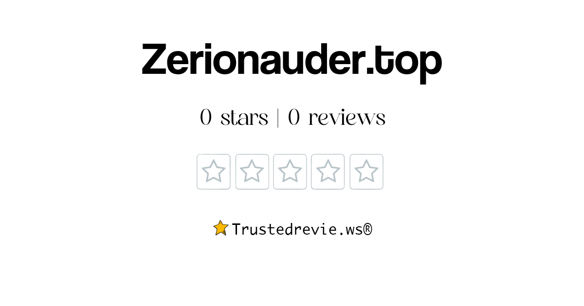 Zerionauder.top - Ask Question